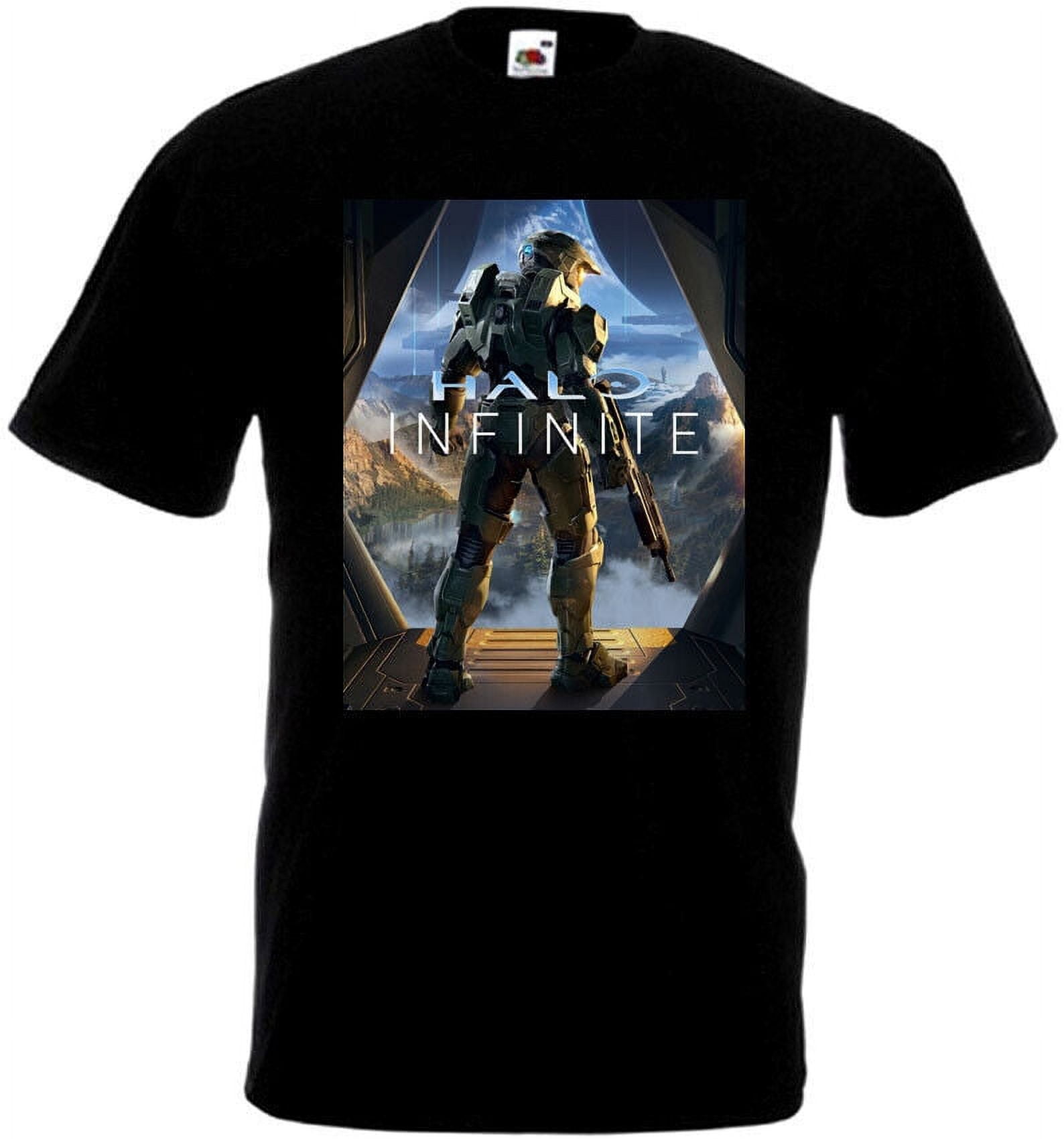 Halo Infinite T shirt black movie poster all sizes S-5XL - Walmart.com