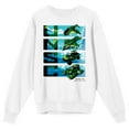 Halo Infinite UNSC Battle Vehicles Adult White Crew Neck Sweatshirt-XL ...