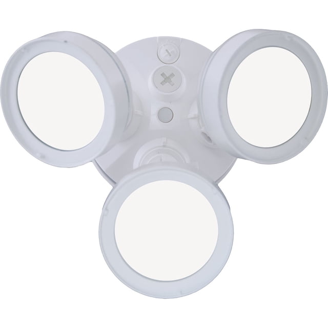 Halo Lumen Selectable White Triple Head LED Floodlight Fixture ...