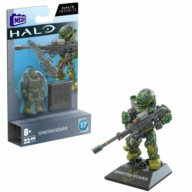 Halo Mega Construx Heroes Series 17 Micro Figure ( SPARTAN KOVANI ...