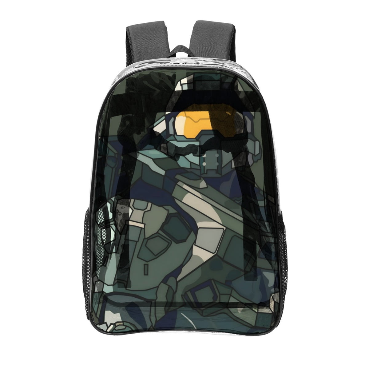 Halo Pattern Transparent Backpack Lightweight And fashionable ...