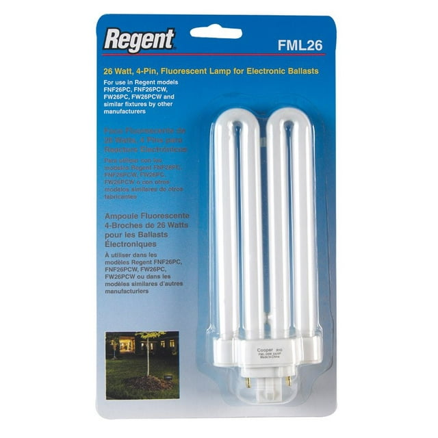 Halo Plc26 Single 26 Watt White 4-Pin Compact Fluorescent Bulb - White ...