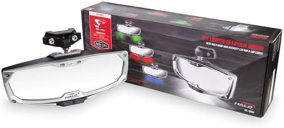 Halo-RA LED Rear View Mirror Compatible with RZR Pro XP/Turbo R (2020 ...