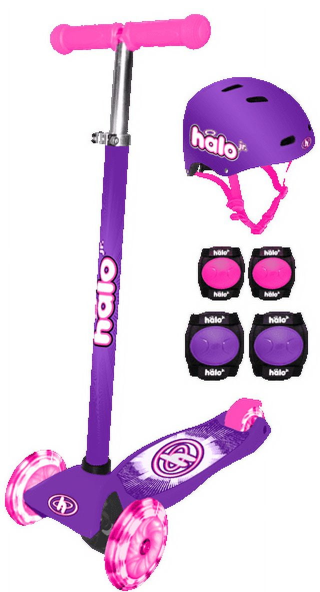 Halo Rise Above Halo 3 Wheel Scooter Combo - Purple-Pink - Walmart.com