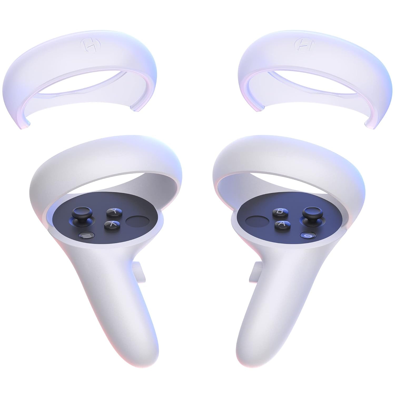 Halo Silicone Controller Cover Compatible with Oculus Meta Quest 2 Controller, Soft Silicone ...