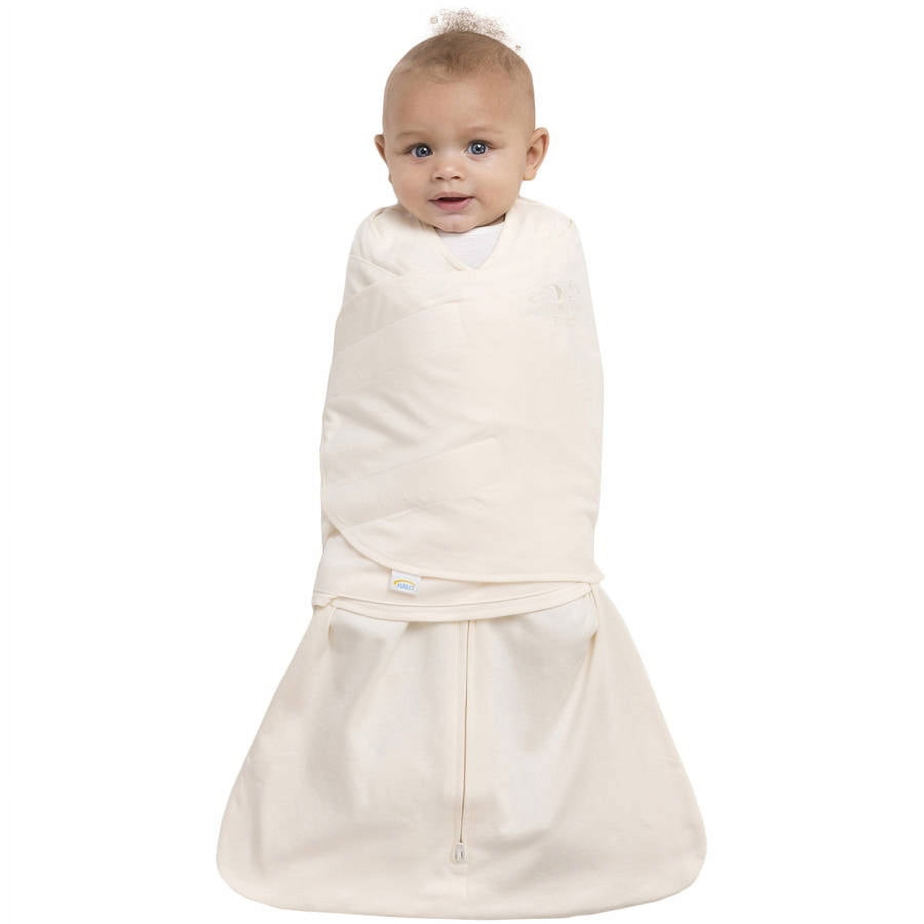 Halo SleepSack Swaddle for Infants, 100% Organic Cotton, Cream, Newborn ...