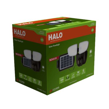 Halo 180-Degree Incandescent Motion Floodlight Fixture 150W BRZ, Each ...
