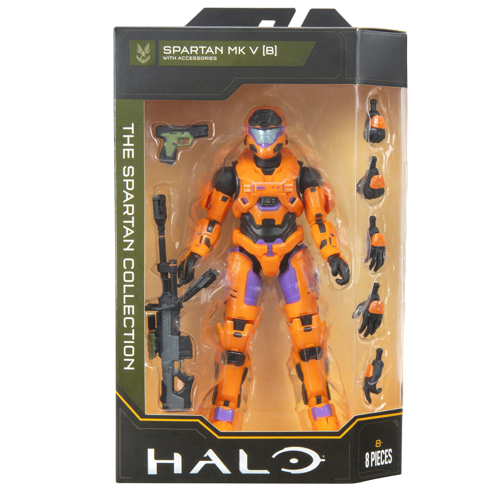 Halo Spartan Series 3 6.5" Figure Spartan MK V (8) - Walmart Business ...
