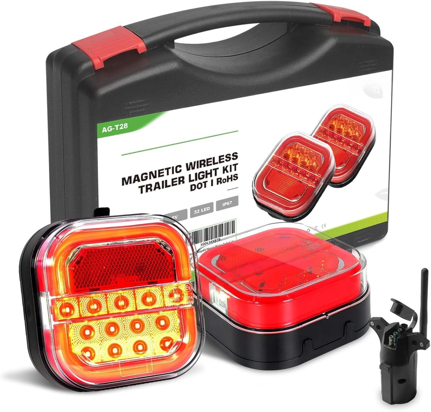 Halo Trailer Lights, 2 Mounting Options Trailer Light for Towing ...