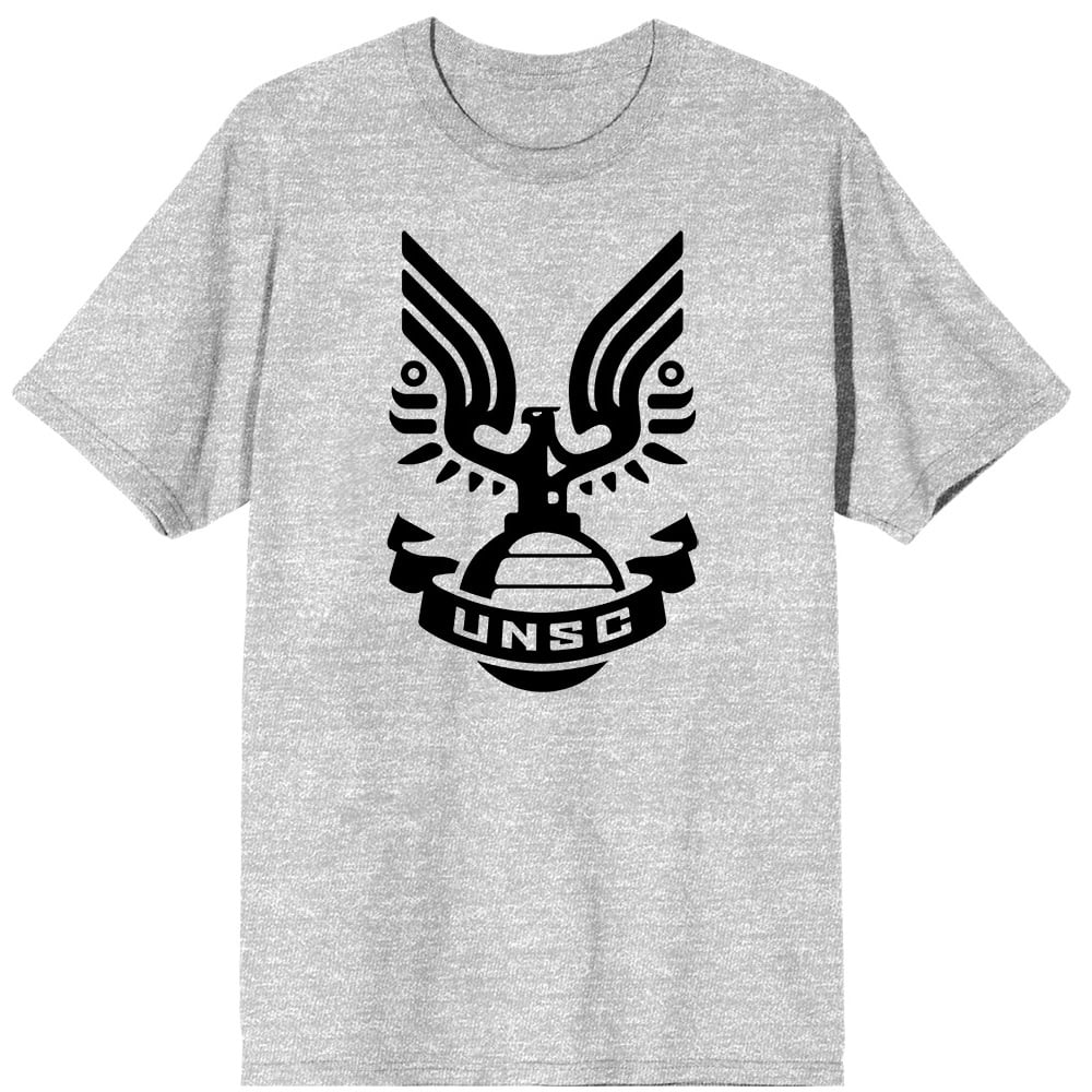 Halo UNSC Logo Athletic Heather Mens T-Shirt-M - Walmart.com