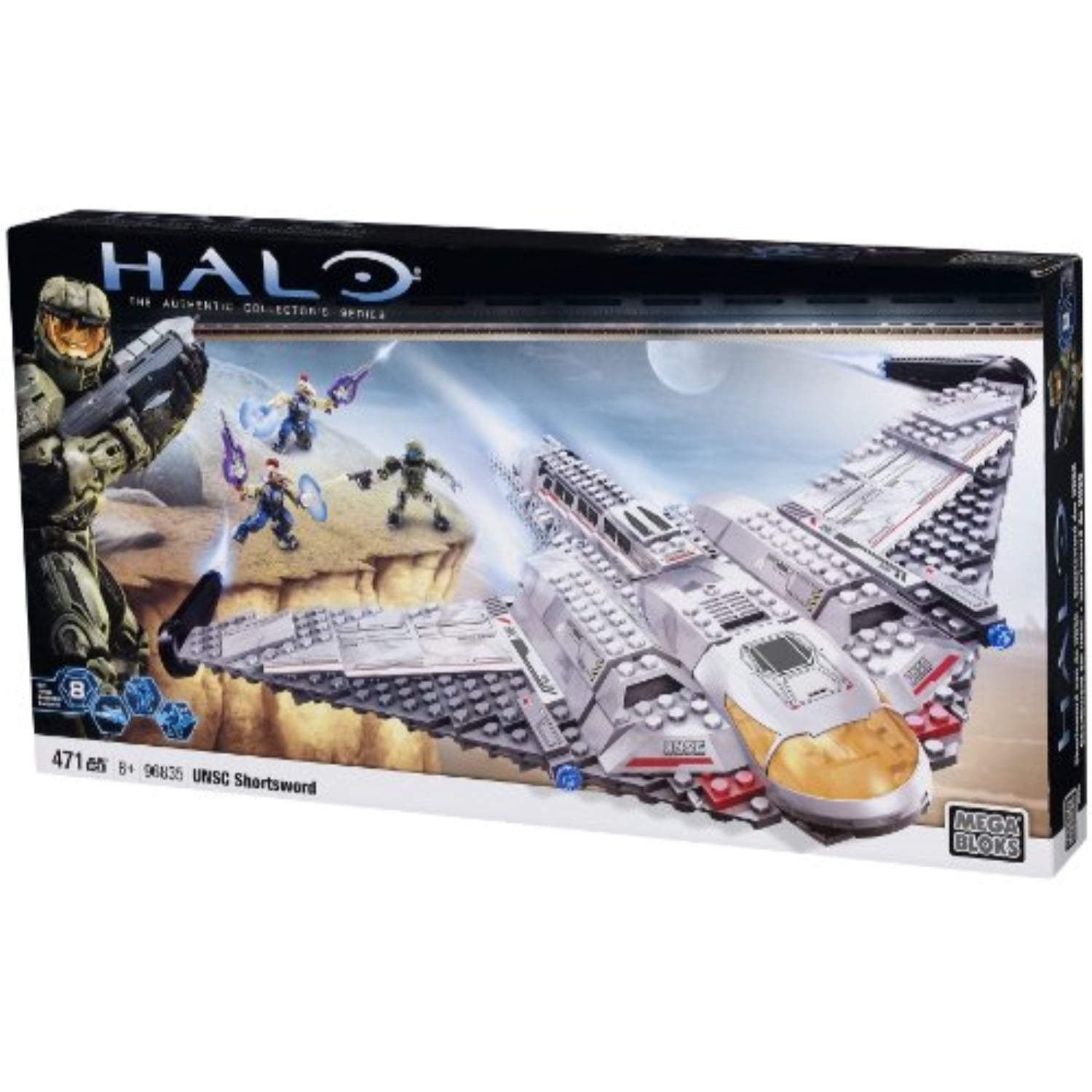 Halo UNSC Shortsword Bomber Set Mega Bloks 96835 - Walmart.com