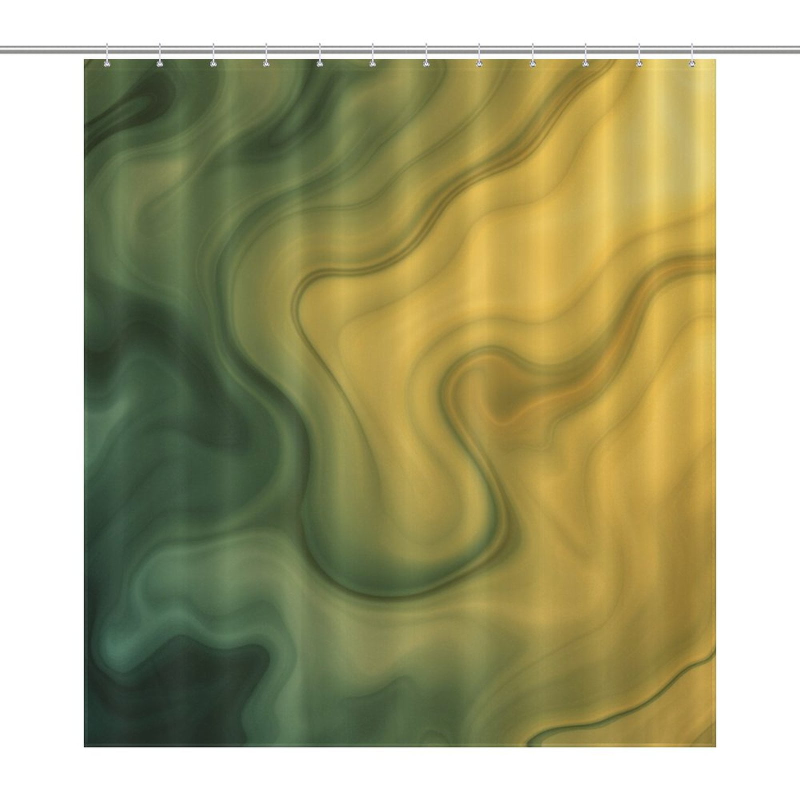 Halo Vortex 3D Print Shower Curtain Polyester Bath Curtains With Hooks ...