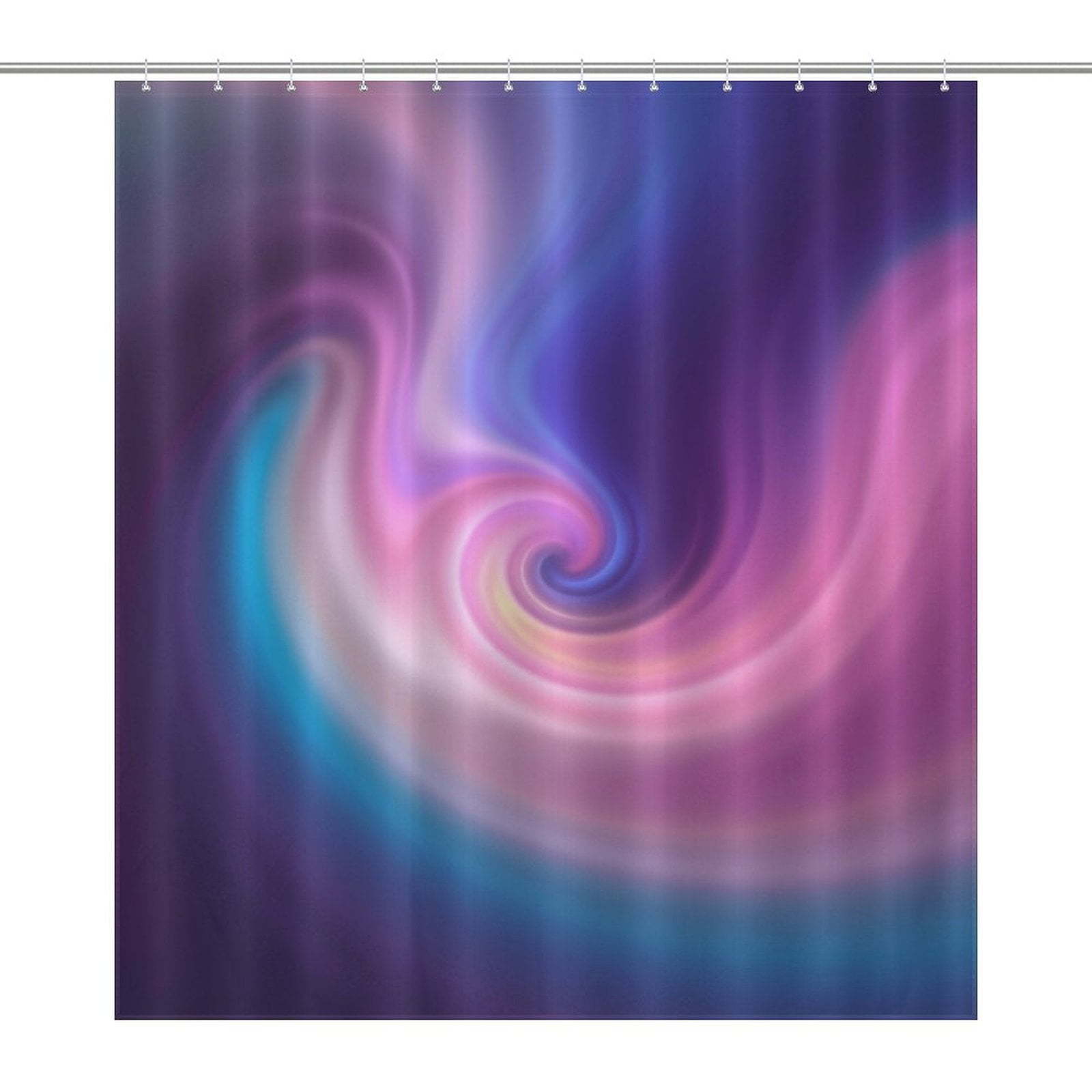 Halo Vortex 3D Print Shower Curtain Polyester Bath Curtains With Hooks ...