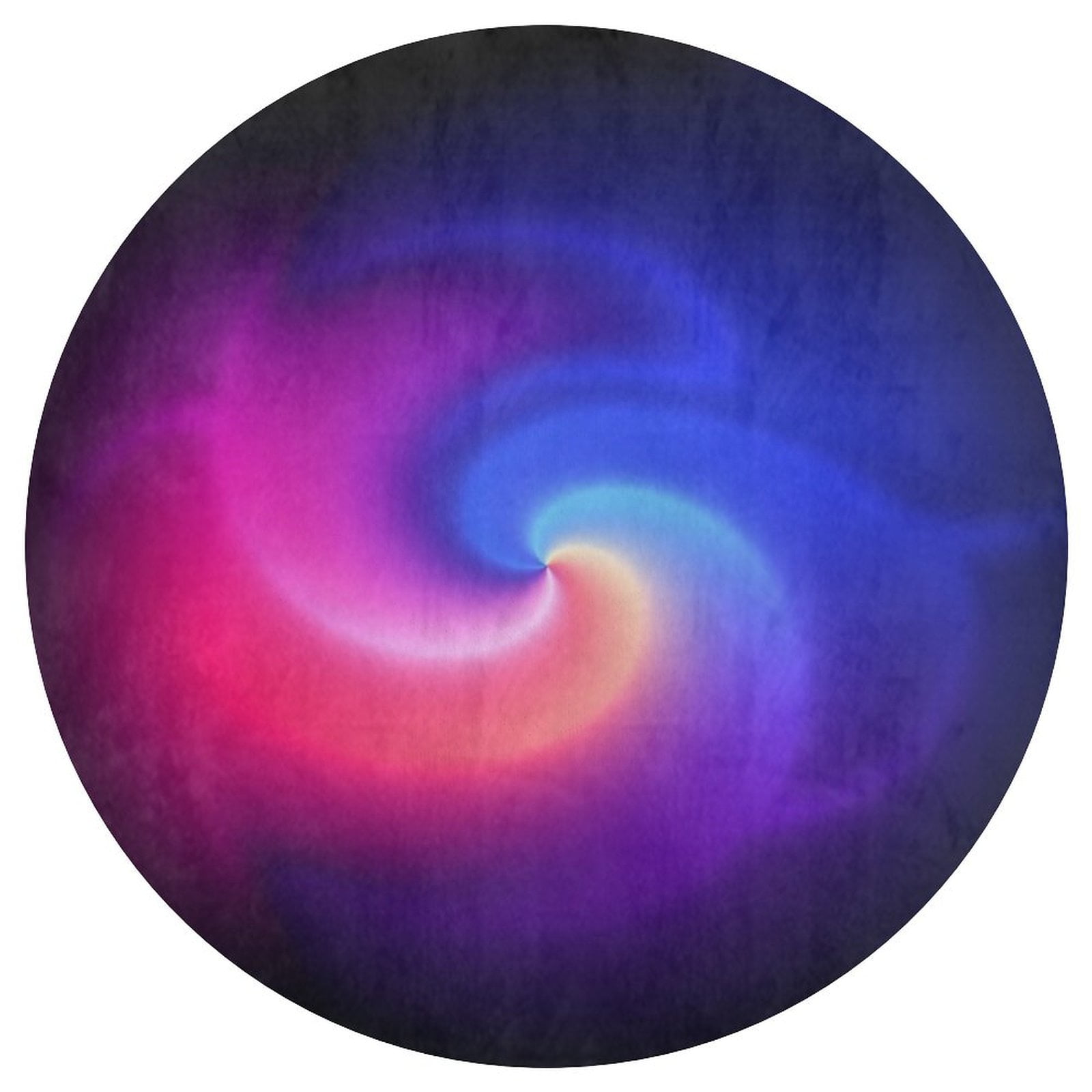 Halo Vortex Round Area Rug Floor Carpets Washable Indoor Floor Area Mat ...