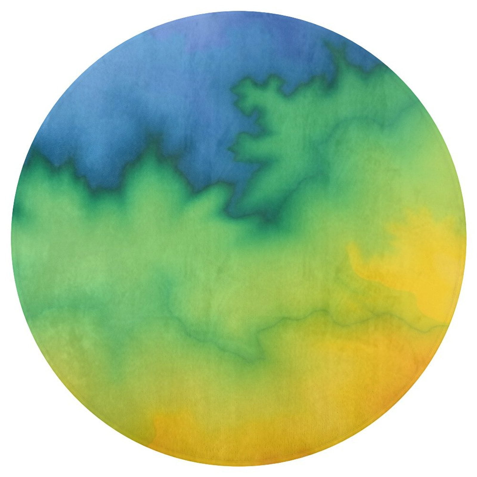 Halo Vortex Round Area Rug Floor Carpets Washable Indoor Floor Area Mat ...