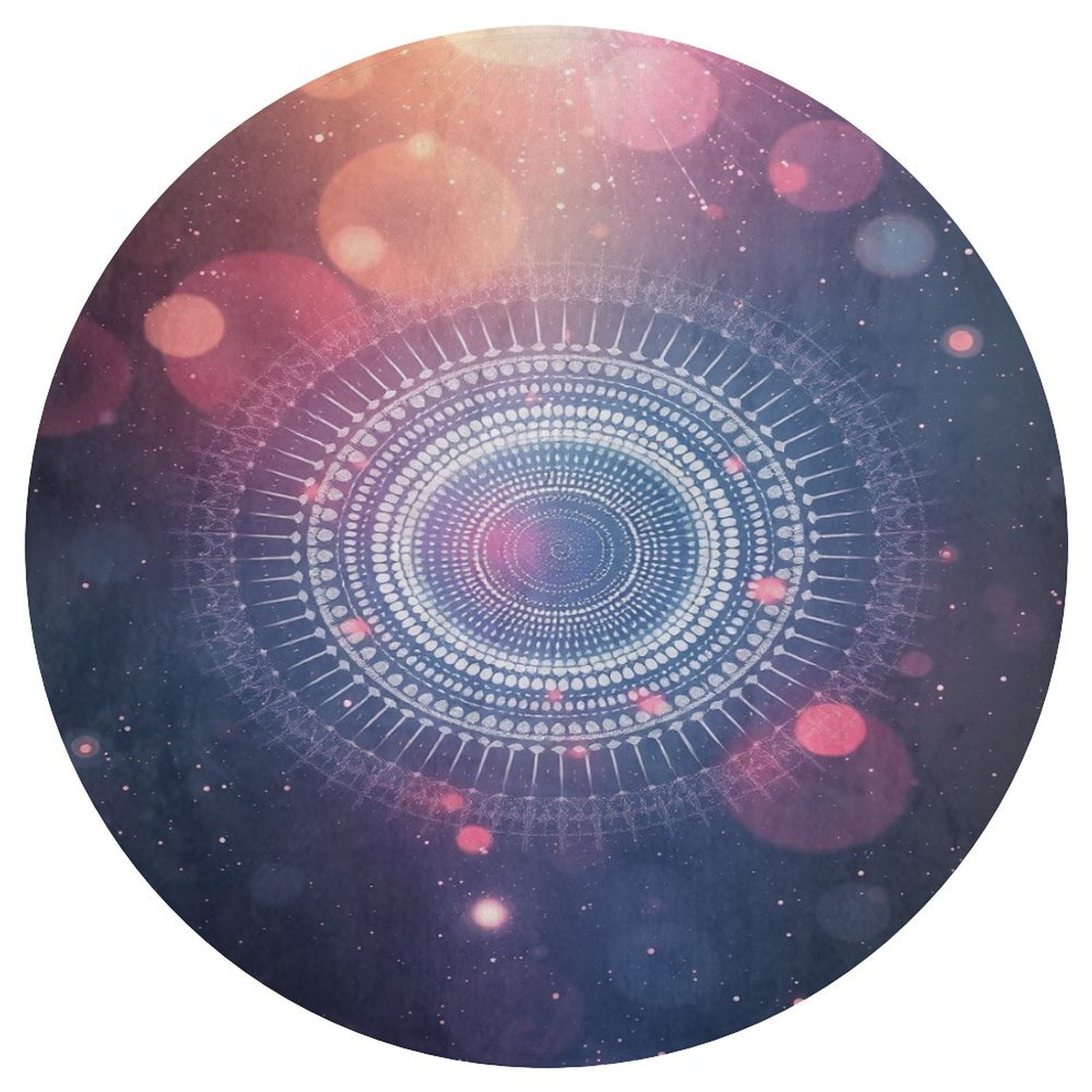 Halo Vortex Round Area Rug Floor Carpets Washable Indoor Floor Area Mat ...