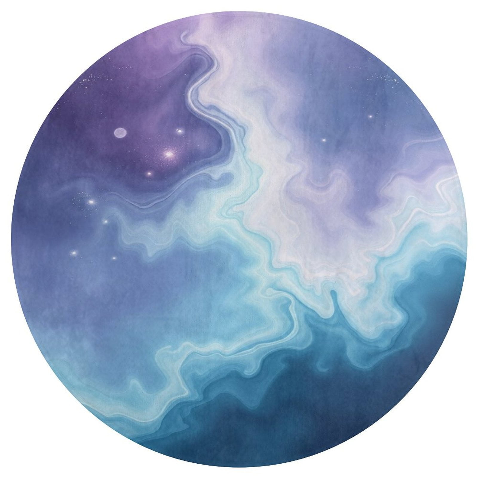 Halo Vortex Round Area Rug Soft Sofa Nursery Carpet Floor Mat Non Slip ...