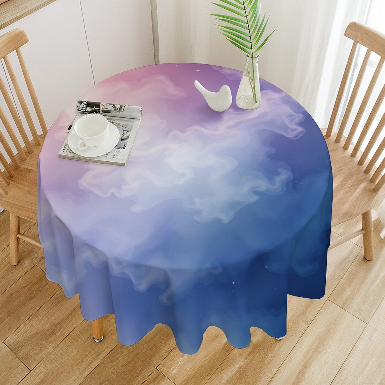 Halo Vortex Table Cloth Round PVC Wedding Kitchen Dining Desk Table ...
