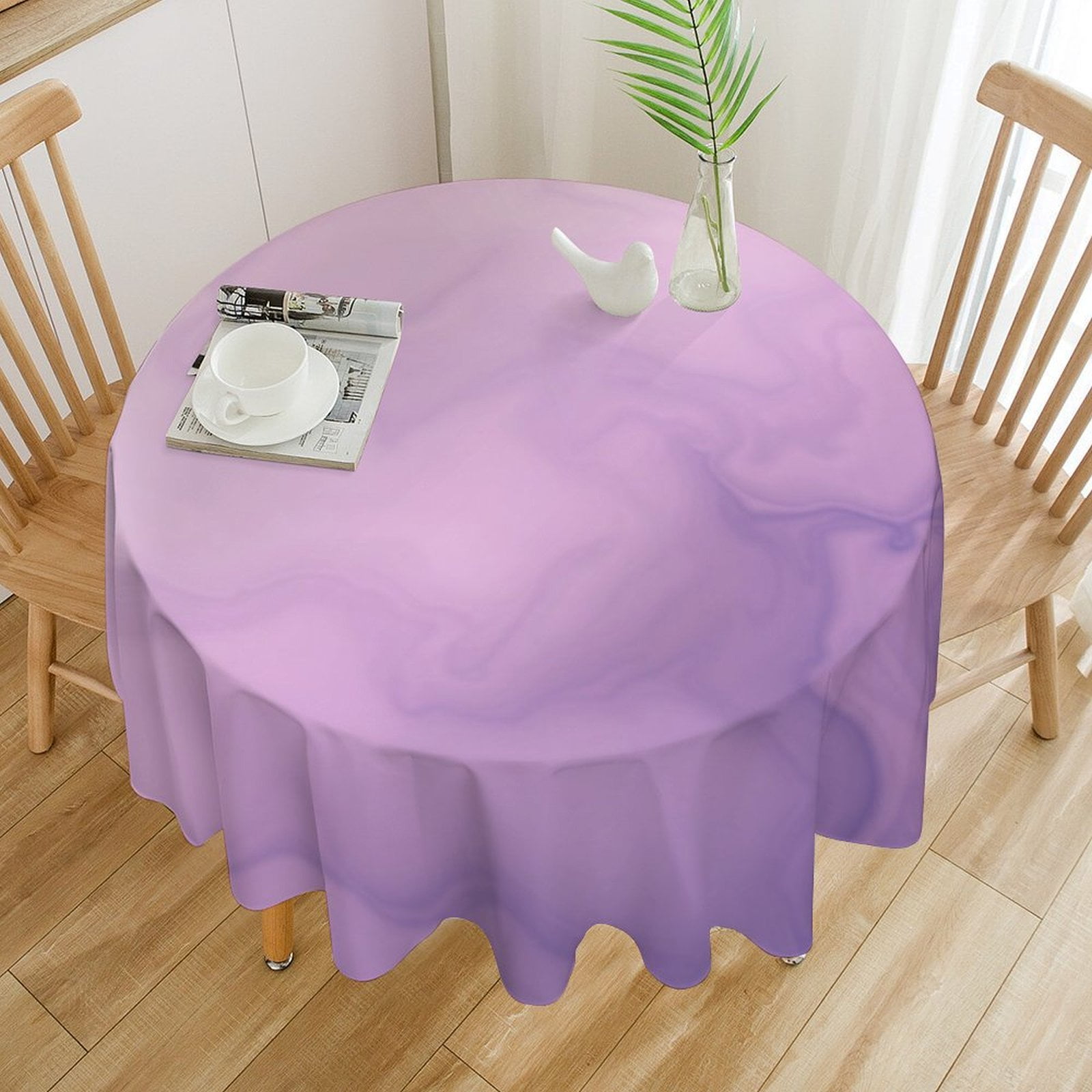 Halo Vortex Table Cloth Round PVC Wedding Kitchen Dining Desk Table ...