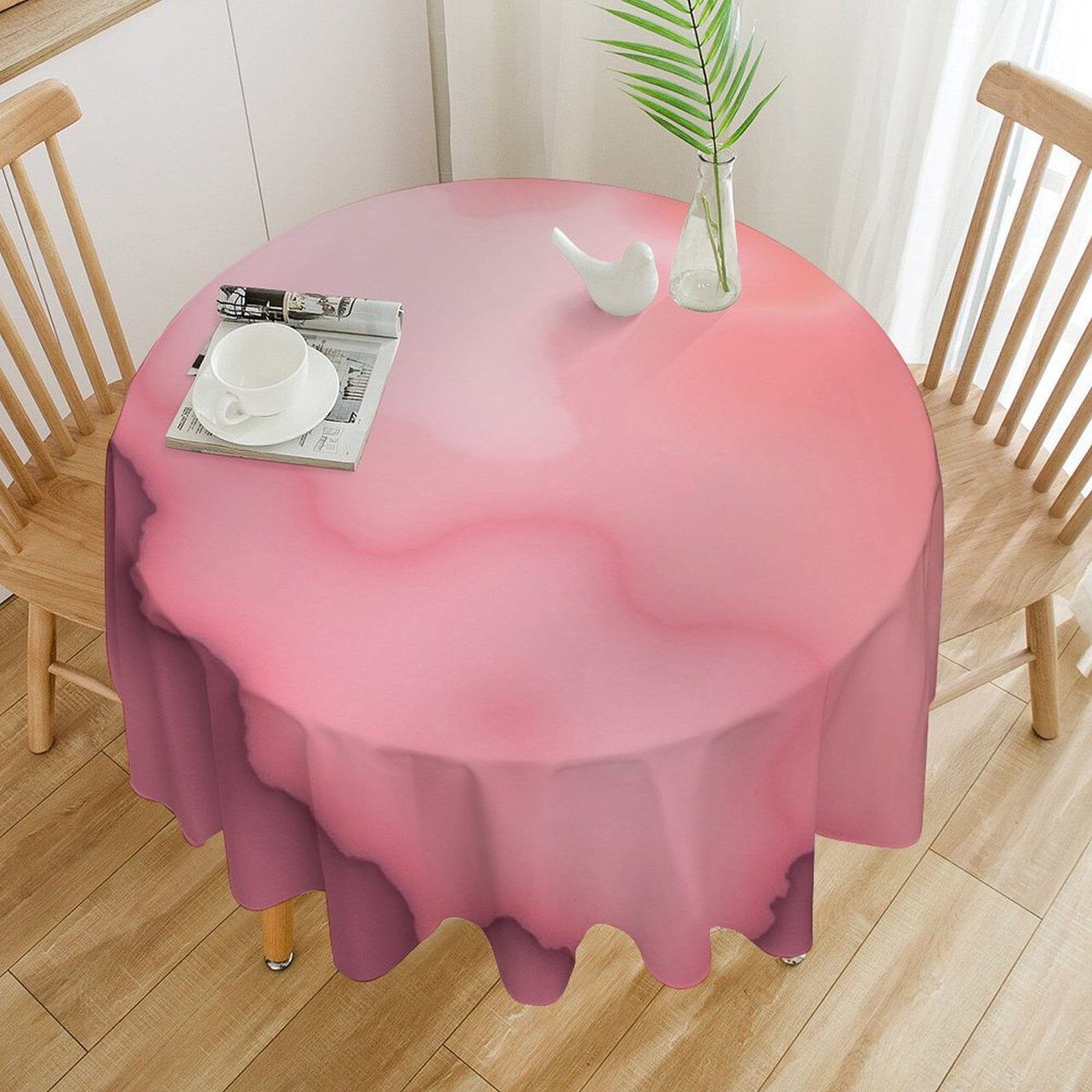 Halo Vortex Table Cloth Round PVC Wedding Kitchen Dining Desk Table ...