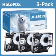 DYMO D1 Durable Labeling Tape for LabelManager Label Makers, Black on ...