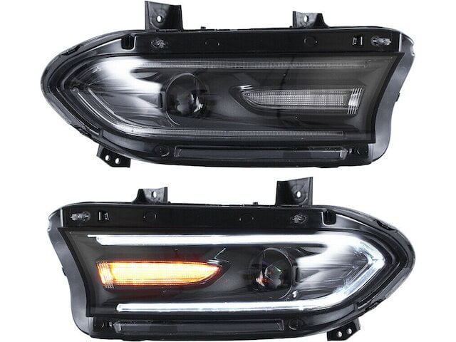 Halogen Headlight Assembly Set of 2 - Compatible with 2015 - 2020 Dodge ...