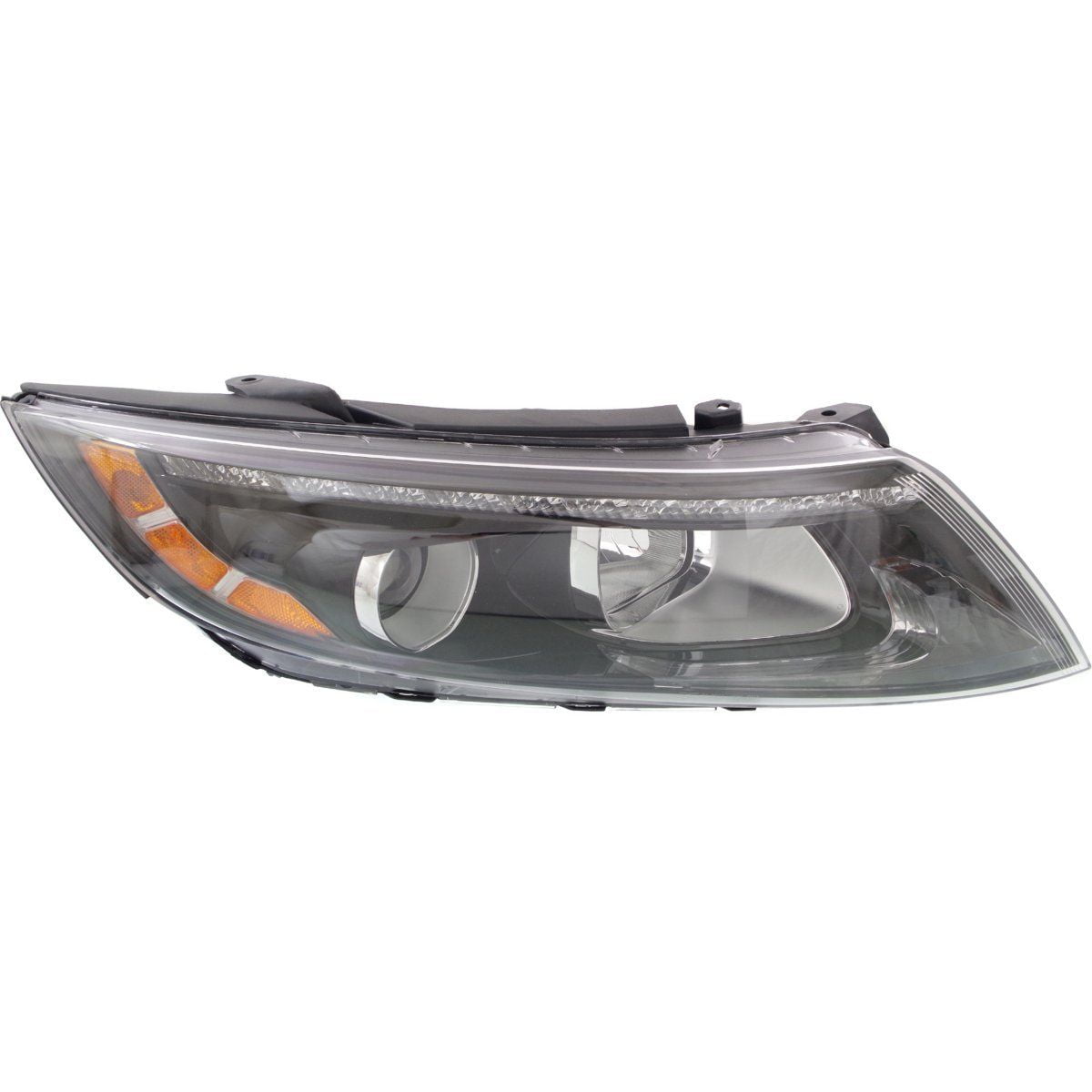 Halogen Headlight For 2014-2015 Kia Optima Right w/ Bulb & LED Position ...