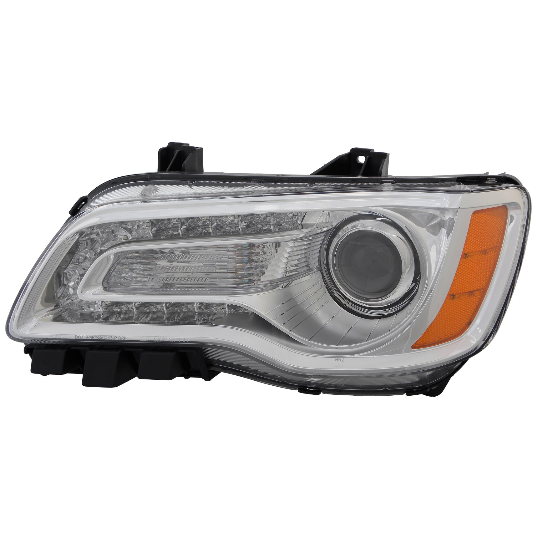 Halogen Headlight Front Lamp for 11-14 Chrysler 300 (Chrome) Driver ...