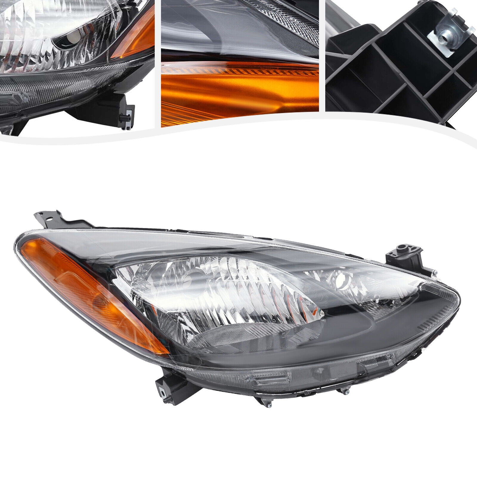 Halogen Headlight, Mazda 2 Headlight, Right Side Headlight For 2011 ...
