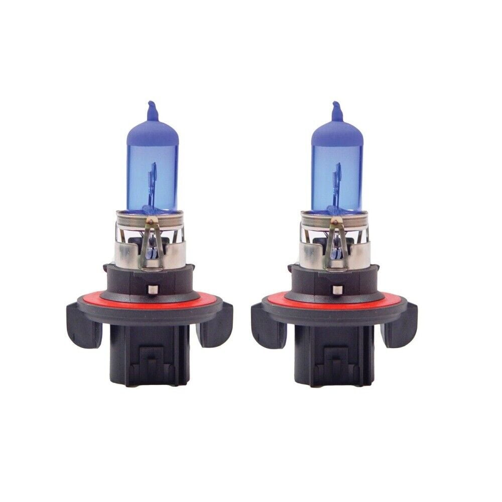 Halogen Headlight Xenon Lightbulb 12V 55W 5000K Pair White High Low Beam & Fog H13 (9008 ...
