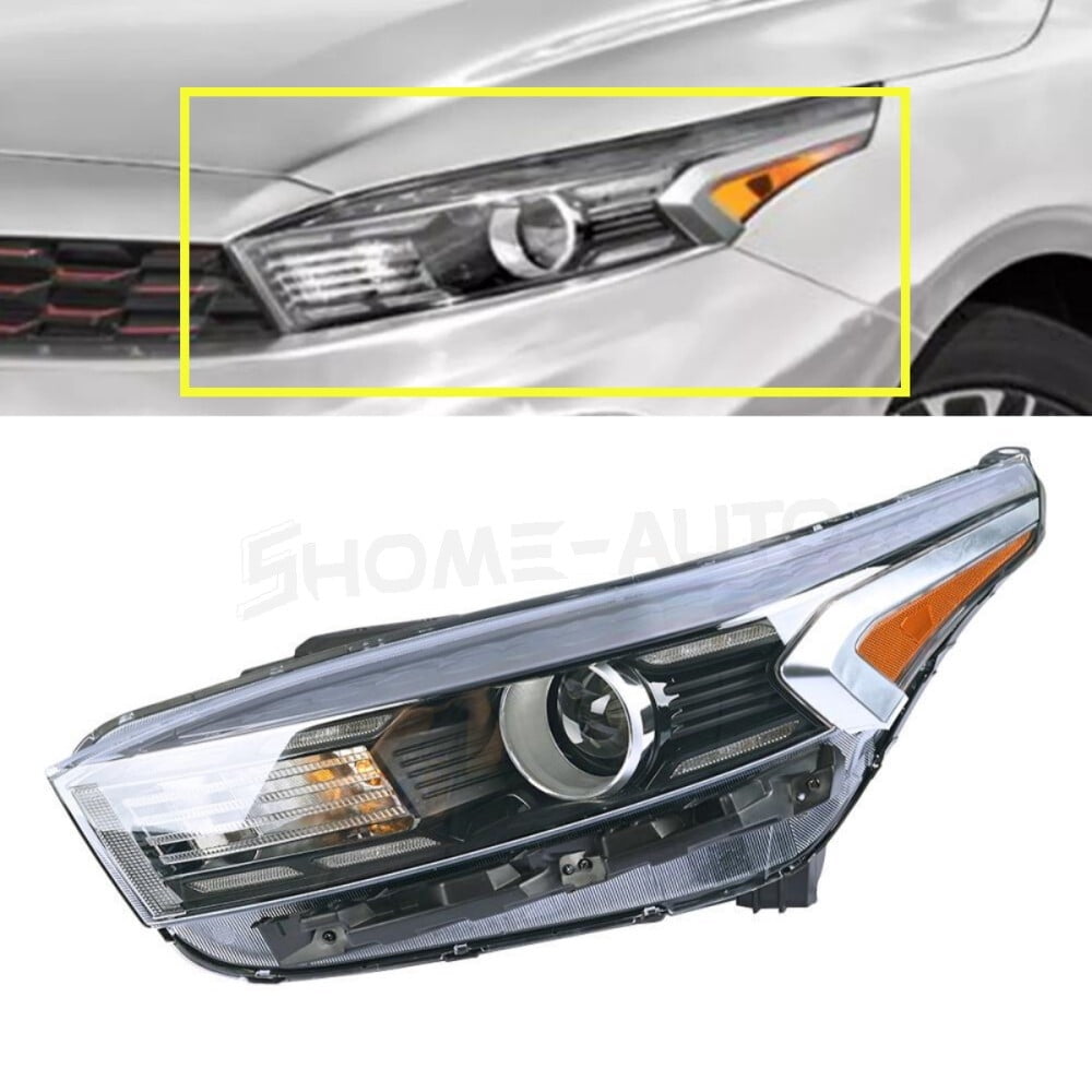 Halogen Projector Headlight For 2022 2023 Kia Forte W/ LED DRL Driver ...