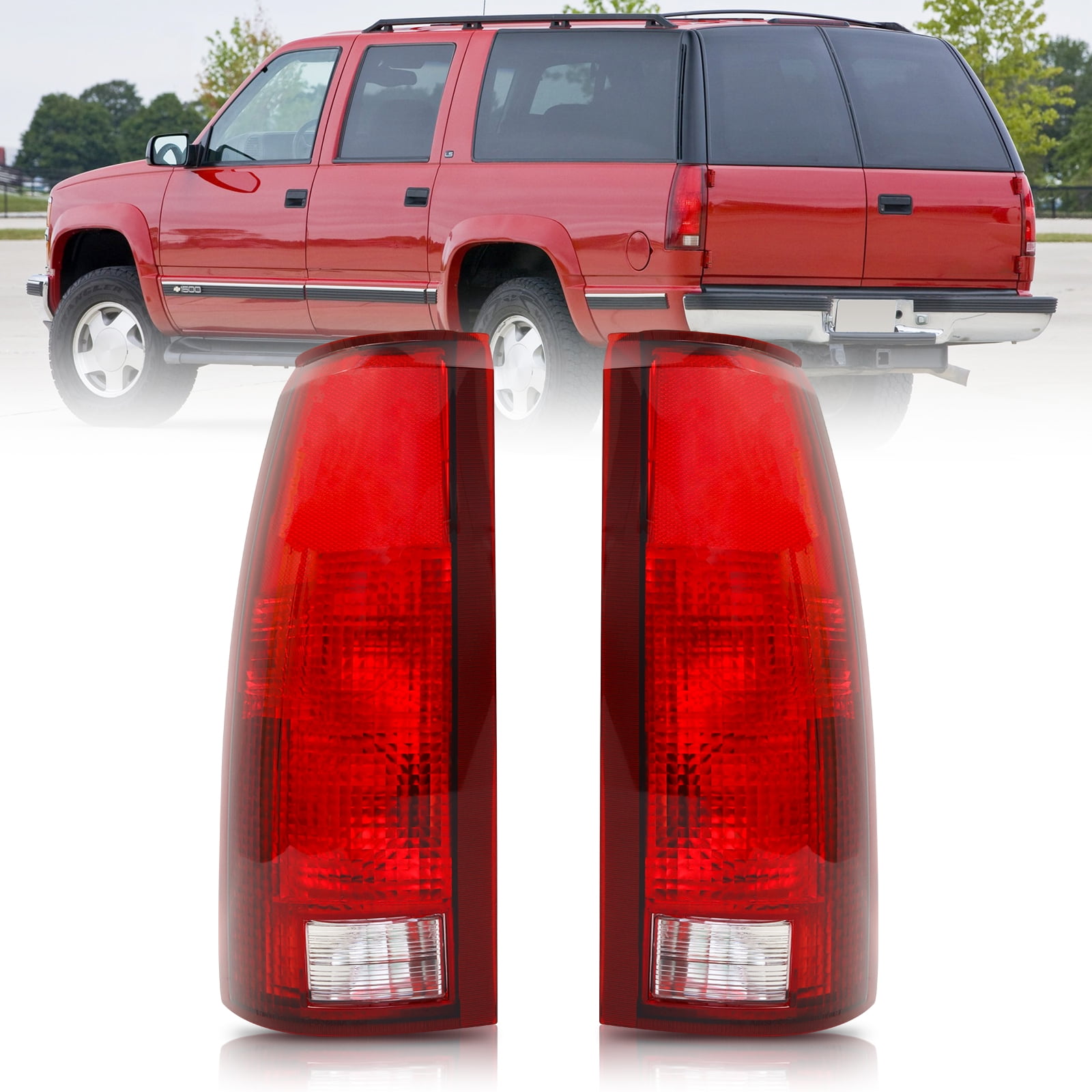 Halogen Tail Lights For Chevy GMC c1500 C/K C10 Silverado Sierra Tahoe ...