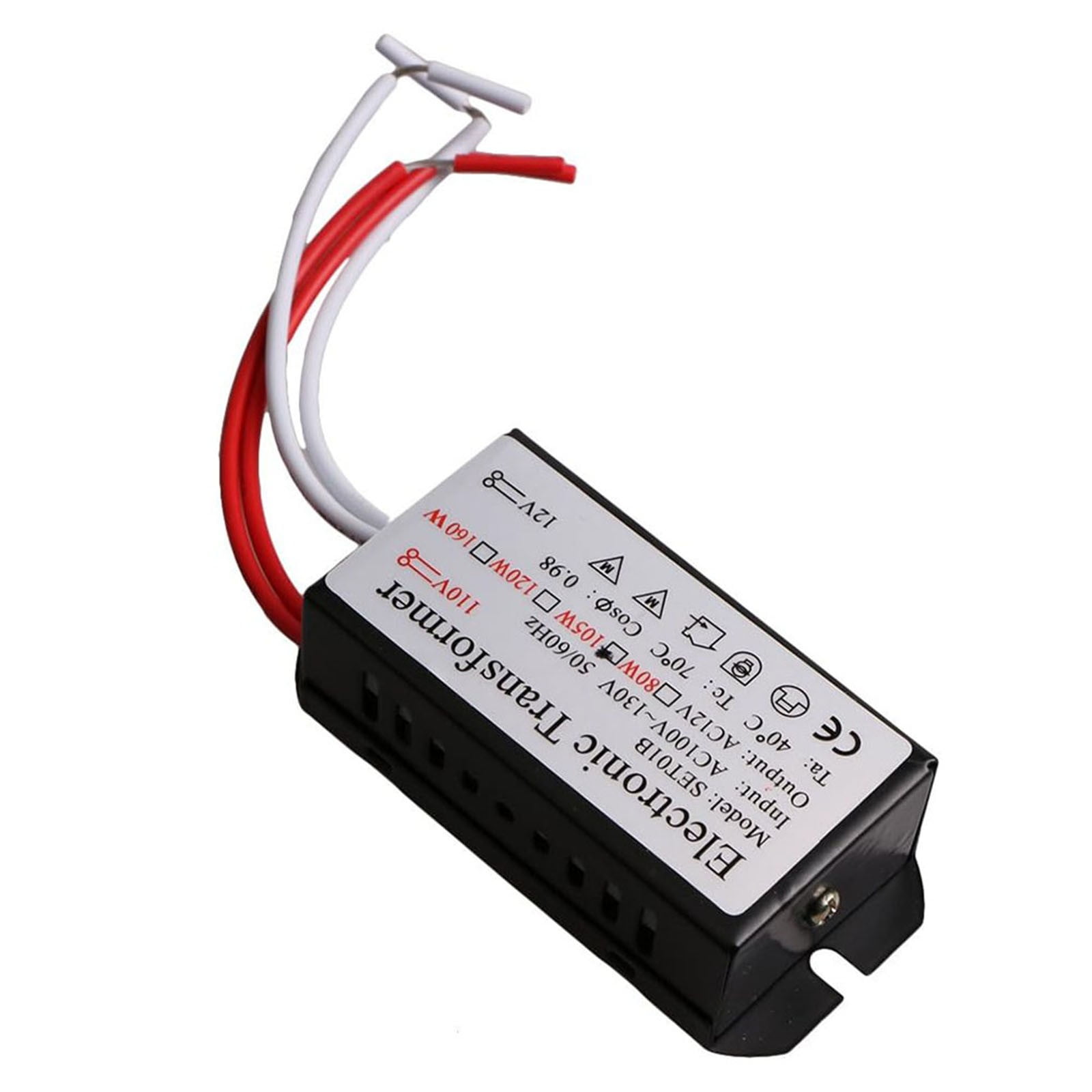 Halogen/Xenon Electronic Transformer Output 120V Input/12 Vac Output ...