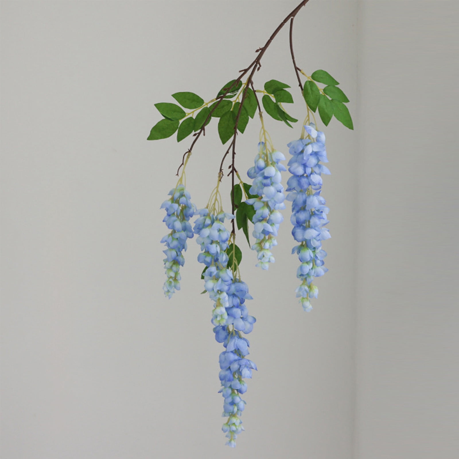 Halons Artificial Wisteria Flower Long Stem Plastic Hanging Vine ...