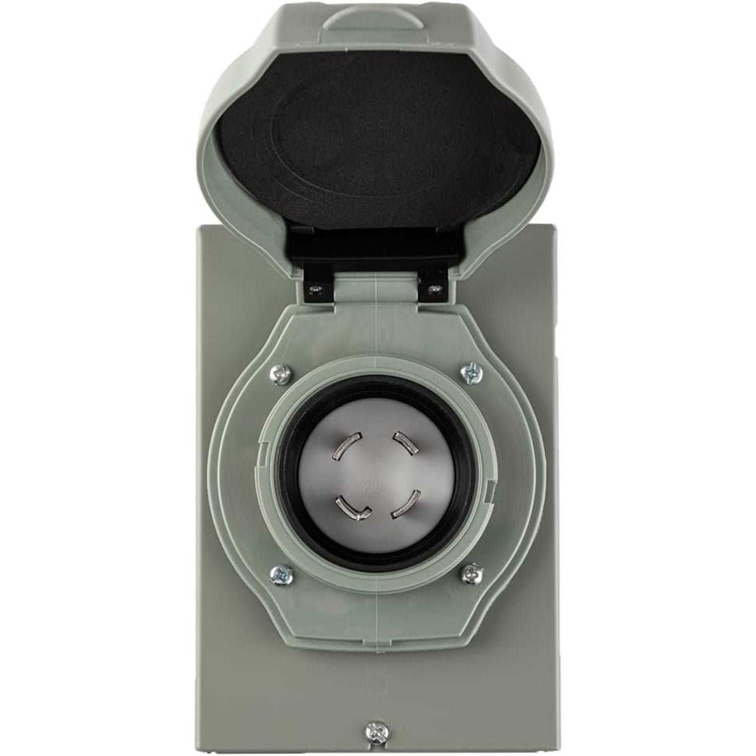 Halotronics 30 Amp Power Inlet Box, NEMA 3R Power Inlet Box, NEMA L14 ...