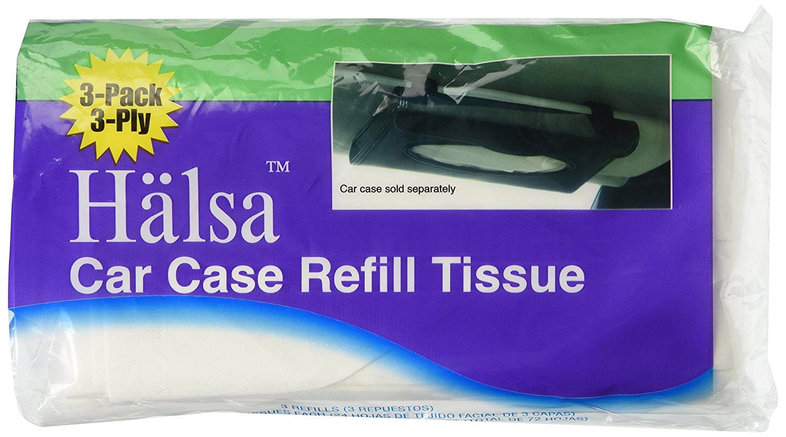 Halsa Auto Visor Facial Tissue Refills, 3 Piece Travel Car Packs ...