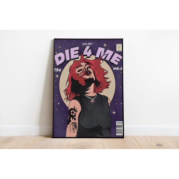 Halsey Album Cover : Music Wall Art Print #337, Unframed Canvas Size ...