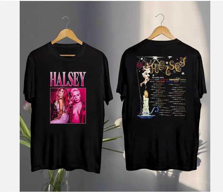 Halsey Concert Graphic Tee, Halsey For My Last Trick The Tour 2025 ...
