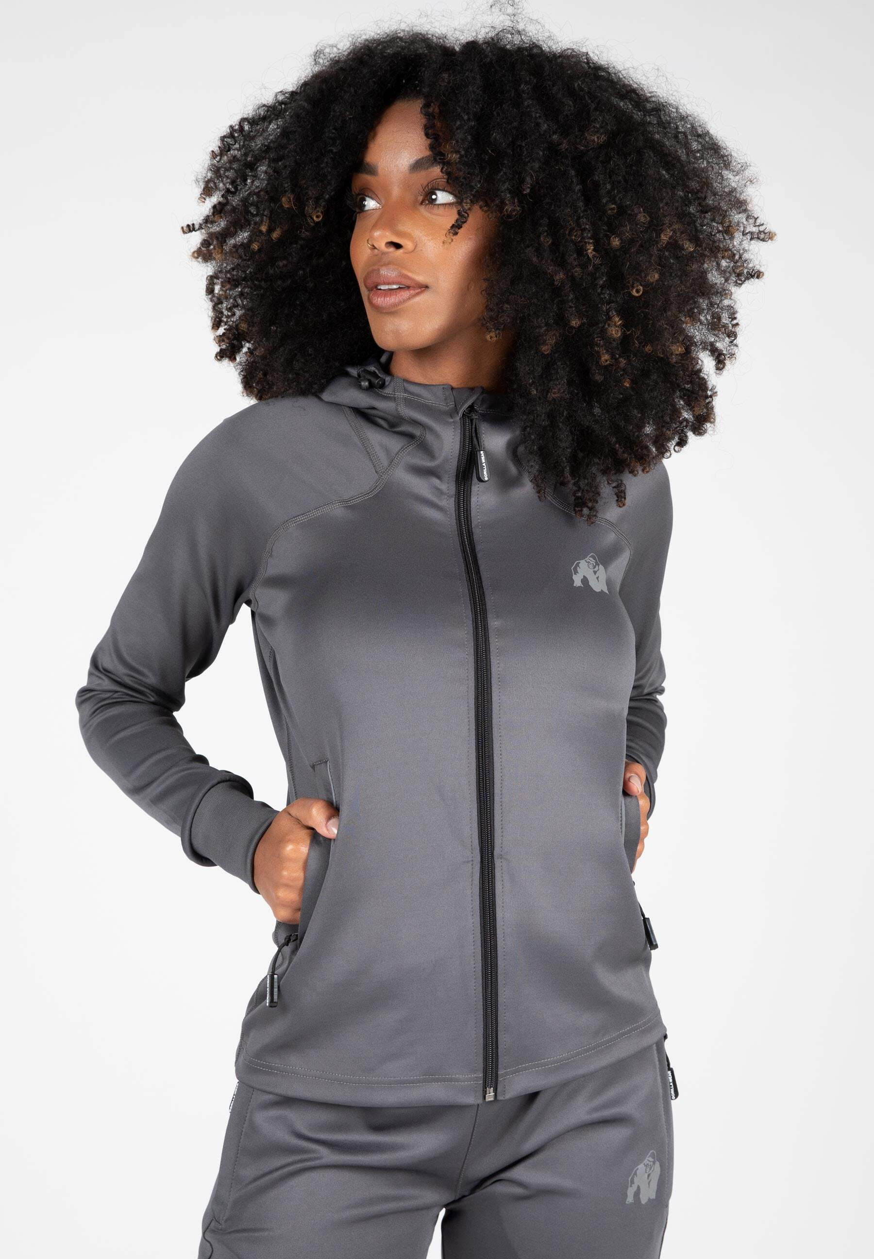 Halsey Track Jacket - Gray - Walmart.com