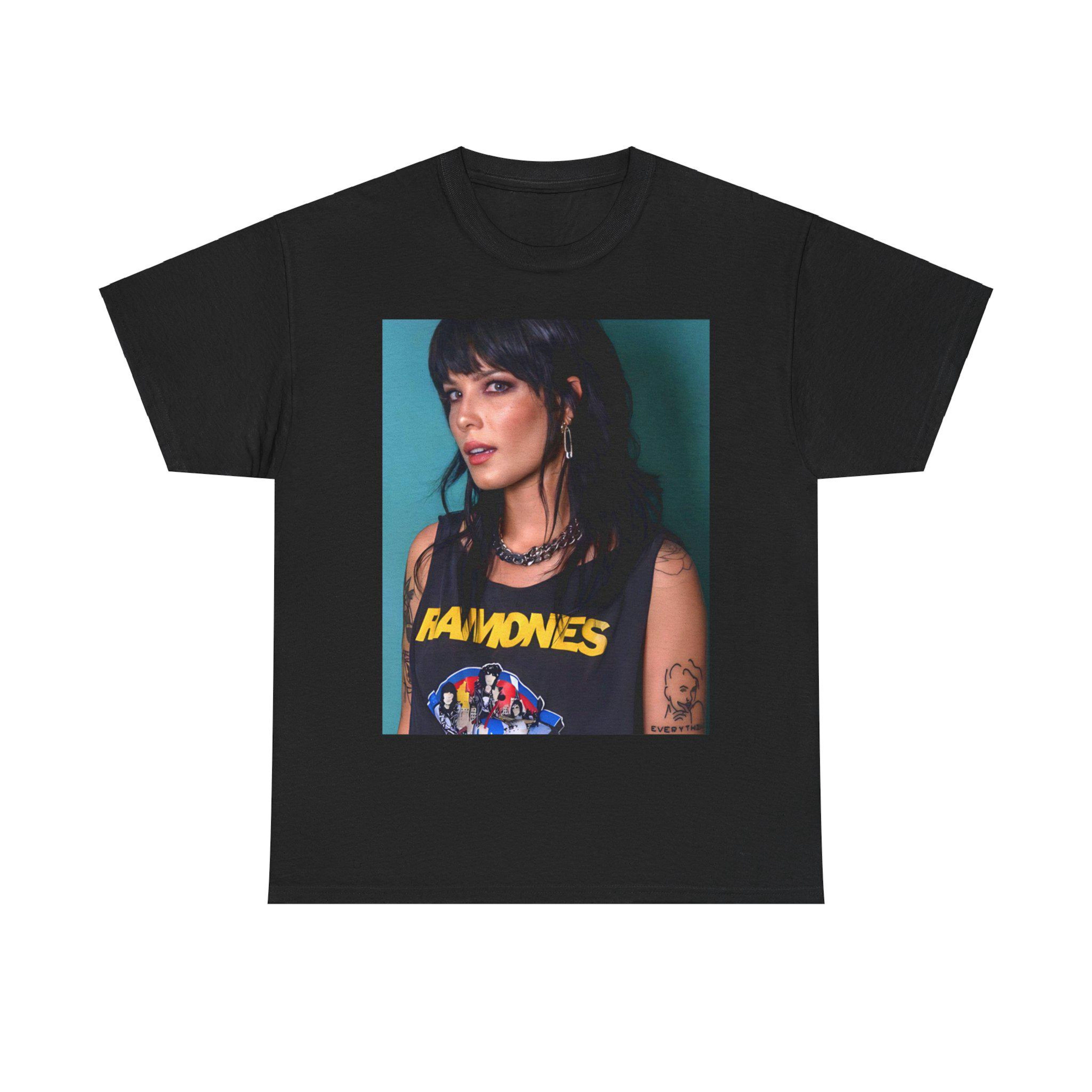 Halsey Vintage Style Photoshoot Shirt, Halsey Unisex Black Aesthetic T ...