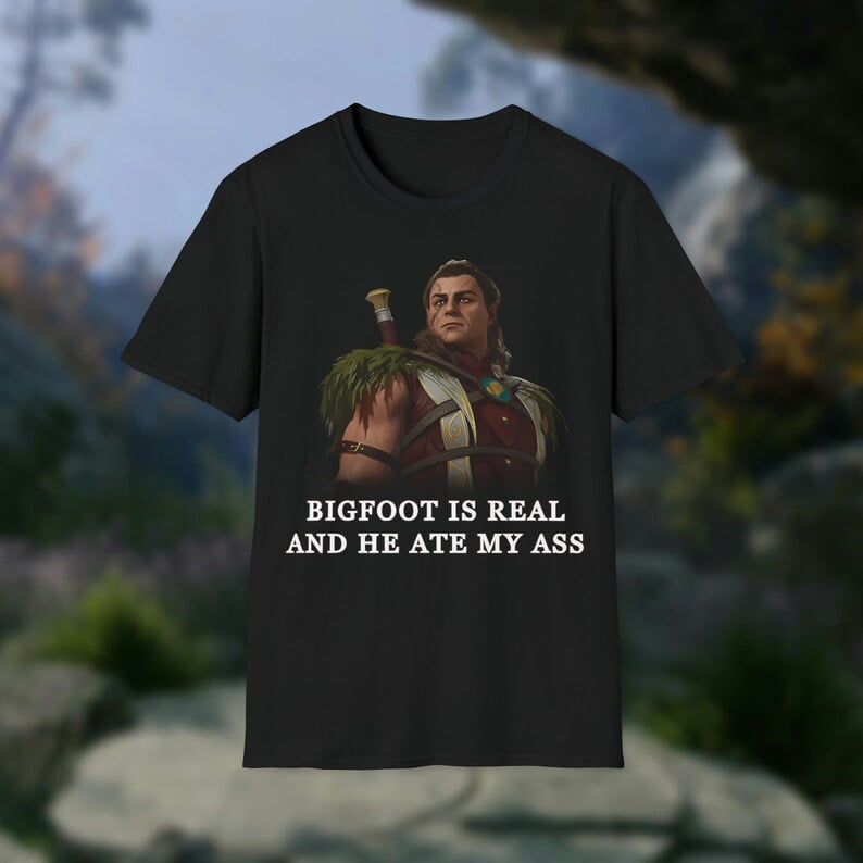 Halsin ! BIGFOOT IS REAL And He Ate My AsH | BG3 Meme | Cryptid Furry ...