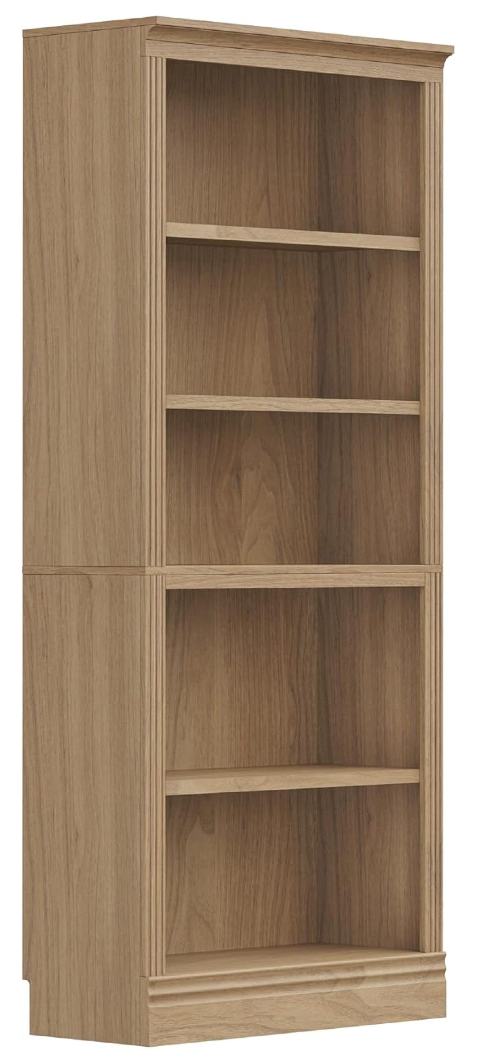 Halston Standard Bookcase, Adjustable Storage Open Display Shelving ...