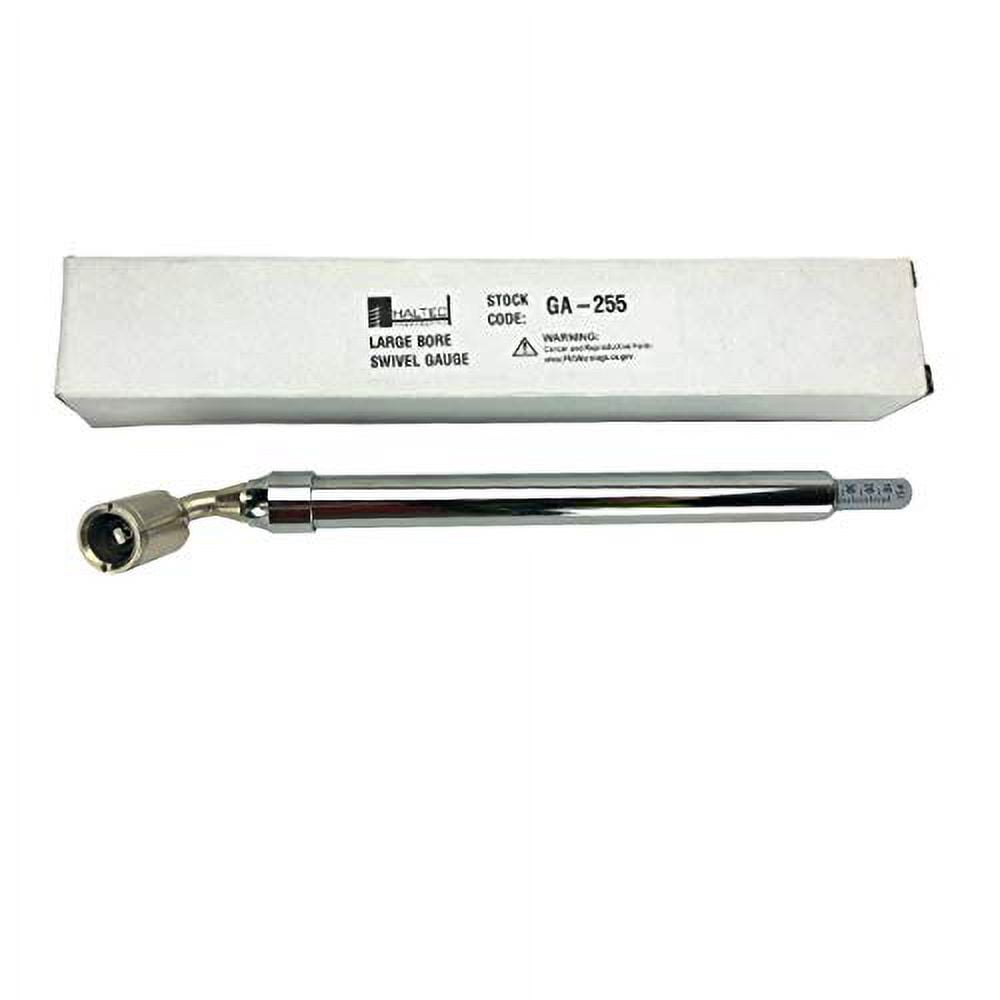 Haltec GA-255 Large Bore Swivel Foot Air Gauge 360 Degree Swivel 10-150 ...