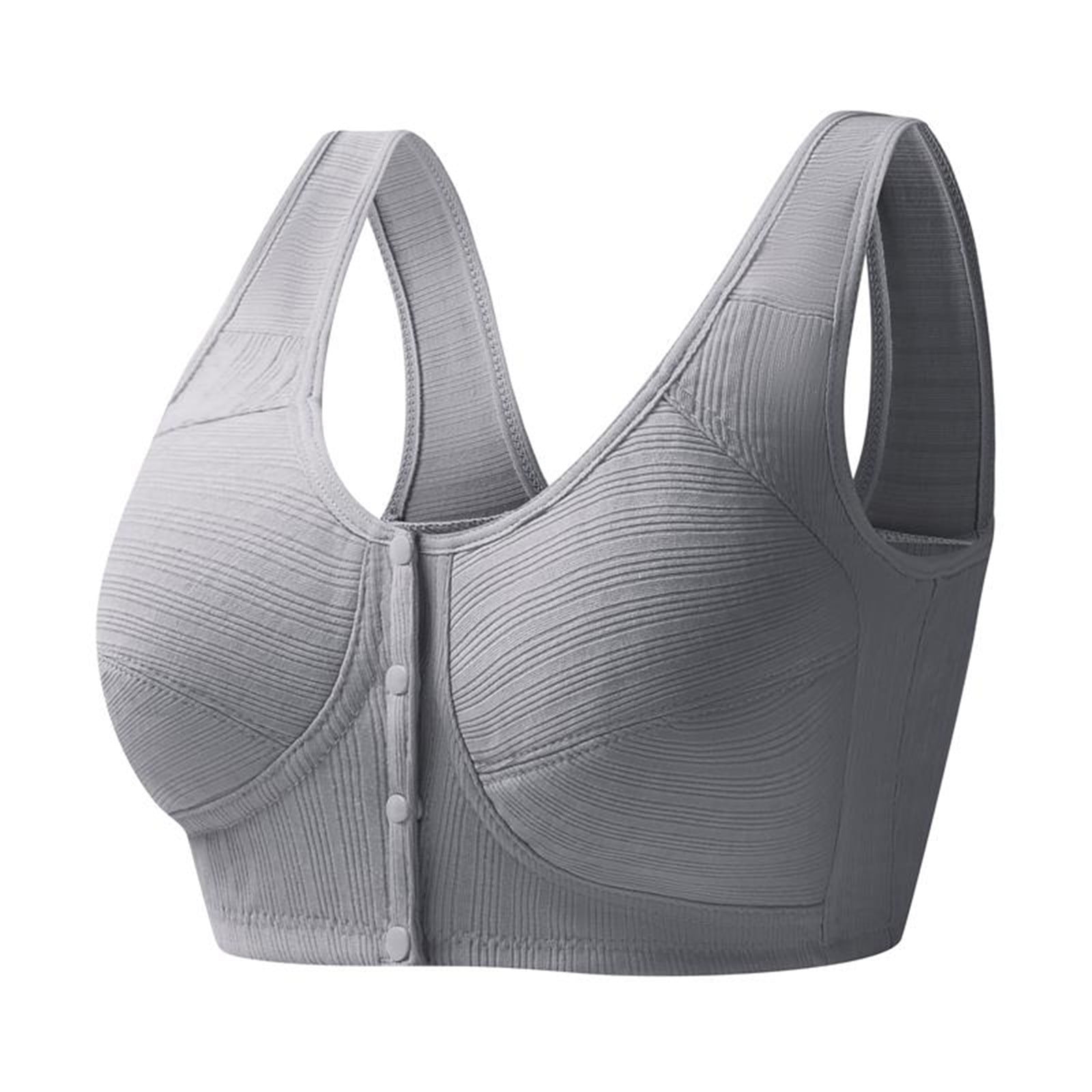Halter Bra, Casual Sexy Front Button Shaping Cup Shoulder Strap ...
