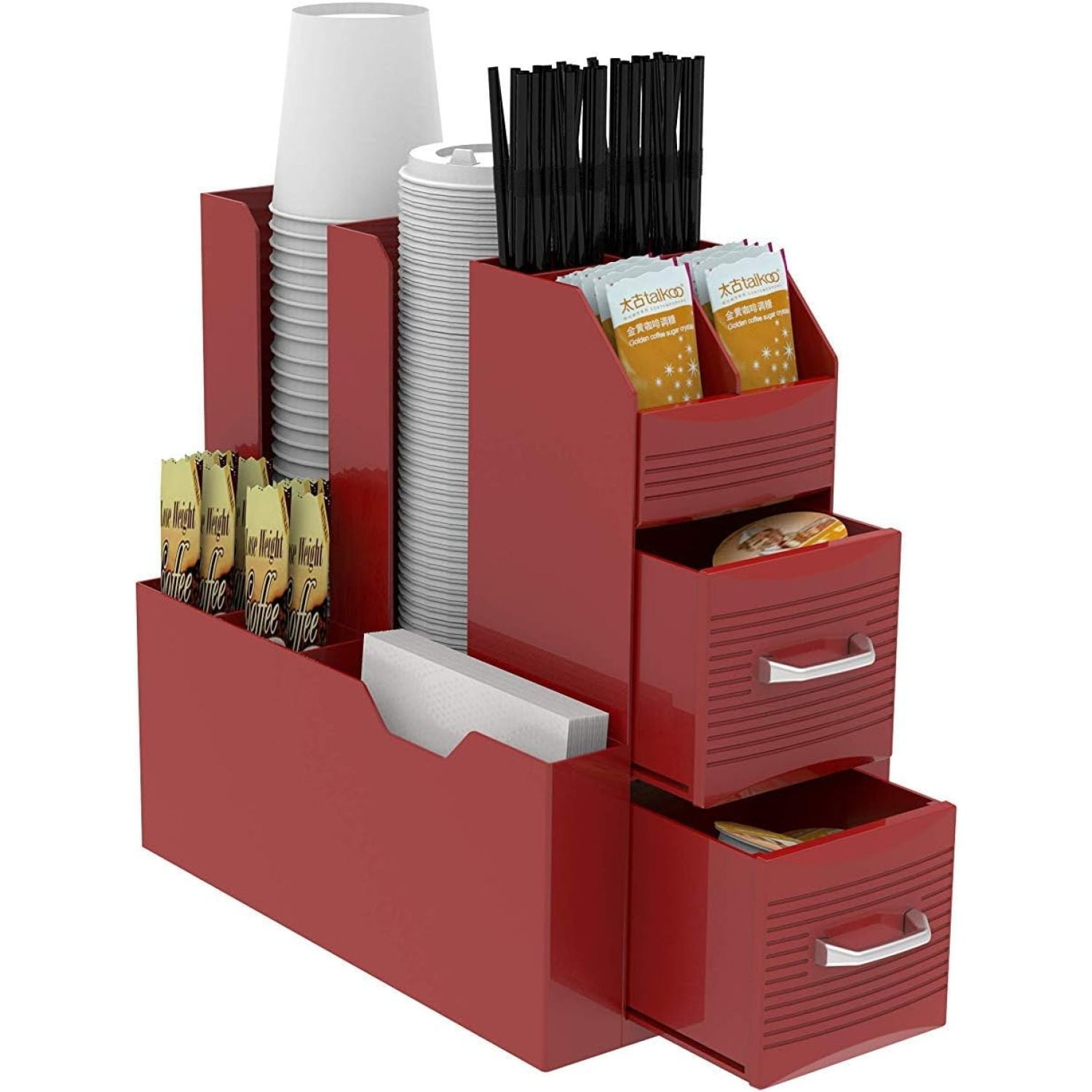 Halter Coffee Station Organizer, Kitchen Condiment Organizer, Bar ...