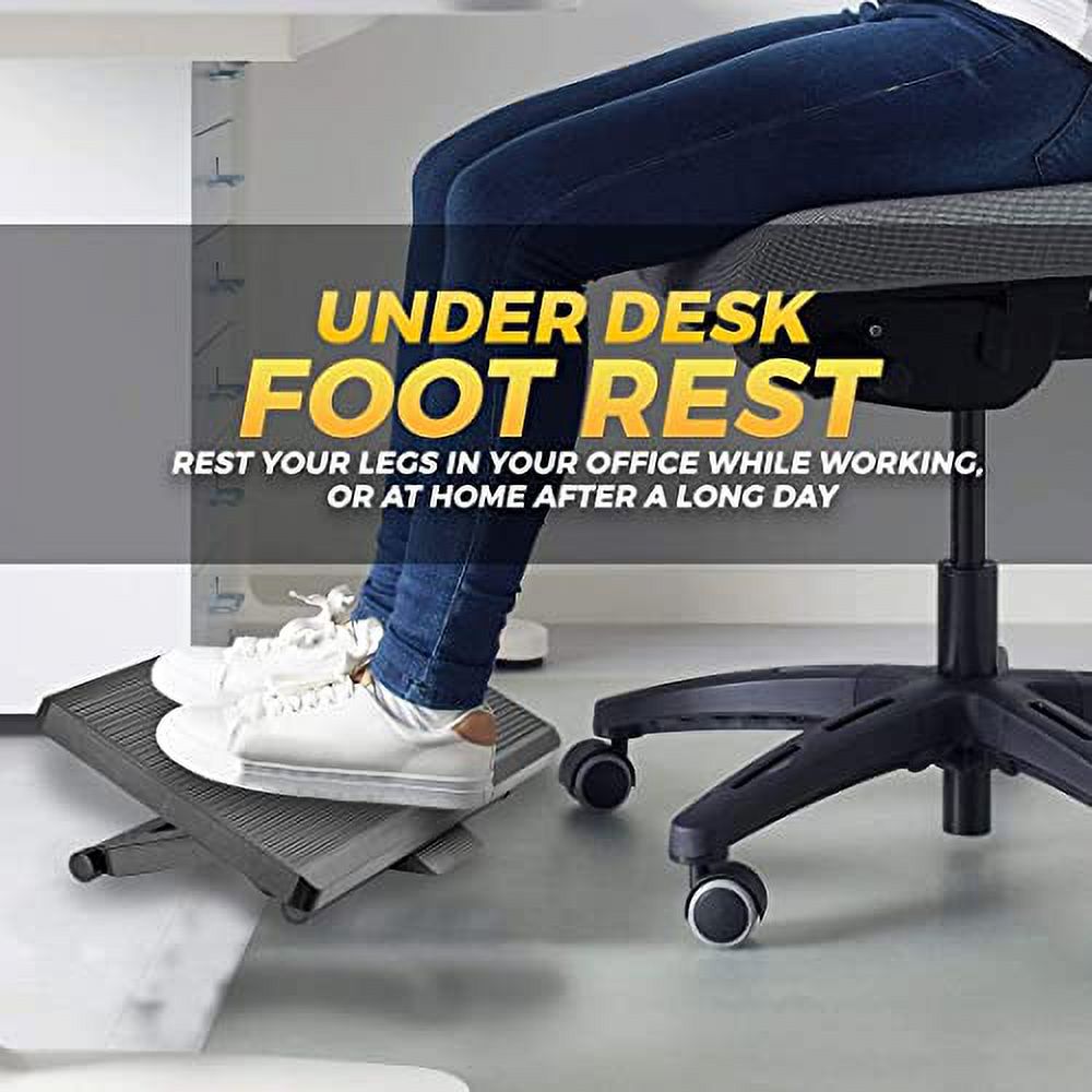 Halter Ergonomic Foot Rest with Adjustable Angle in 3 Height Position ...