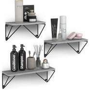 Hyper Tough 10 in. x 23-5/8 in. Modern Black Laminated Wood Shelf ...