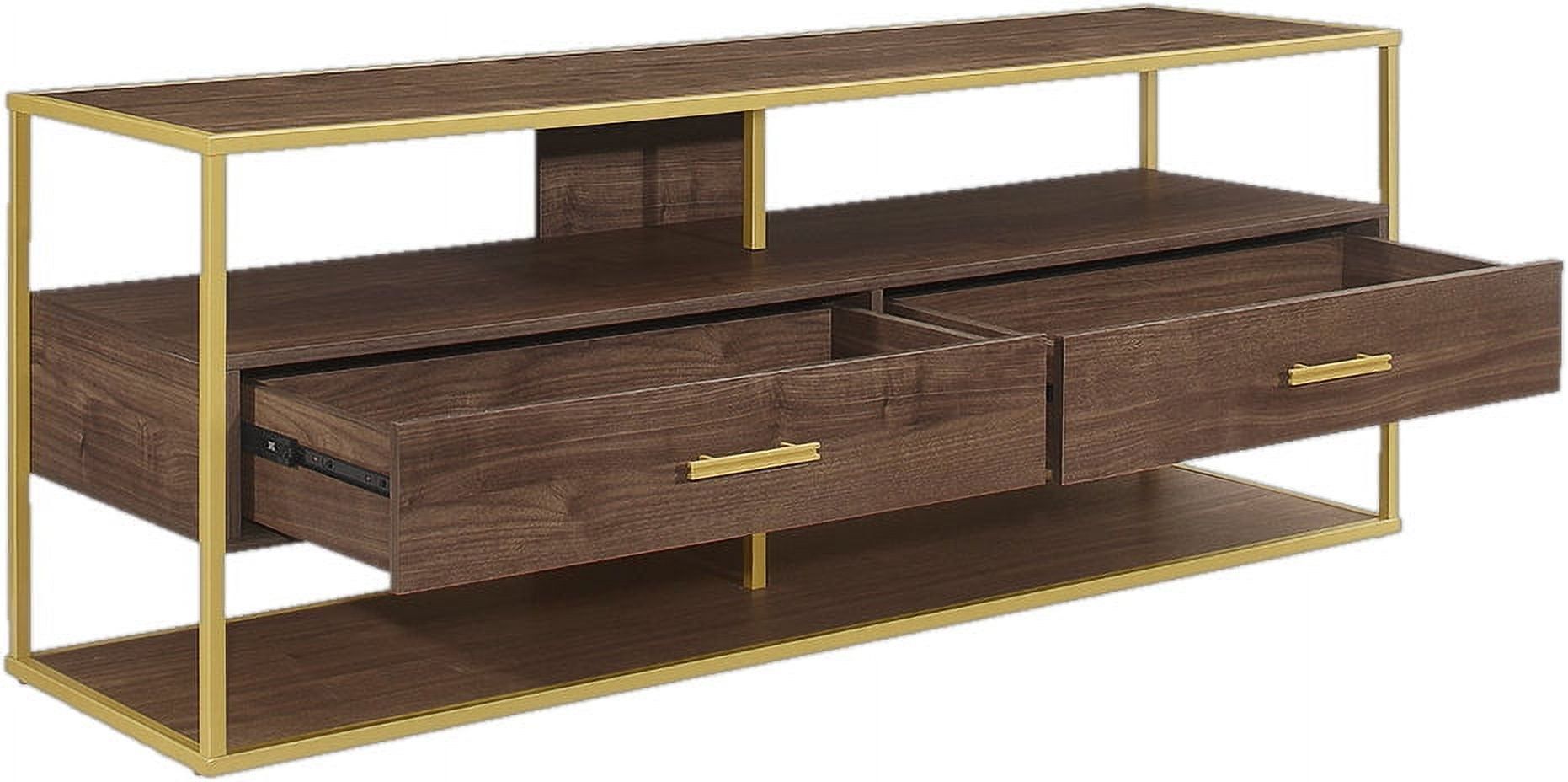 Halton Gold 64'' Long TV Stand and Storage Credenza - Walmart.com