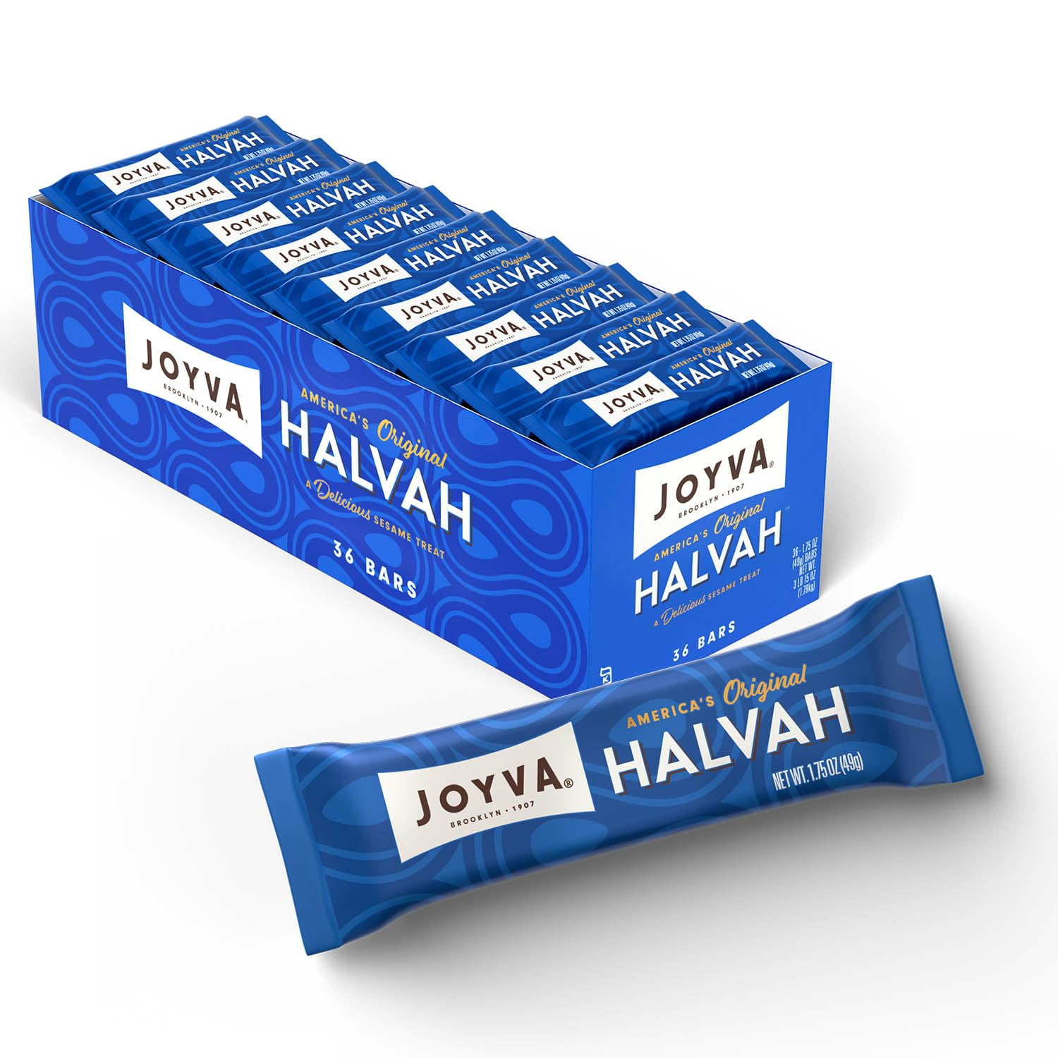 Halvah – Original, 1.75oz Pack of 36 | A Delicious Sesame Treat | Dairy ...
