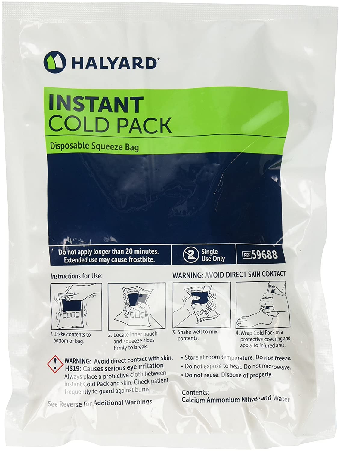 Halyard Health 59688 Health Care Instant Cold Pack, Large Size (Case of ...